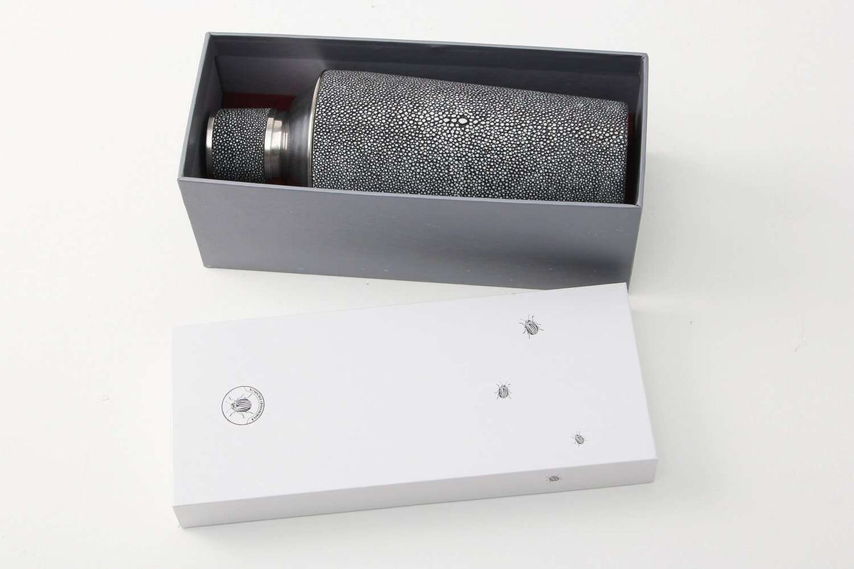 Faux Shagreen Cocktail Shaker Charcoal | Forwood Design – Inside Living ...